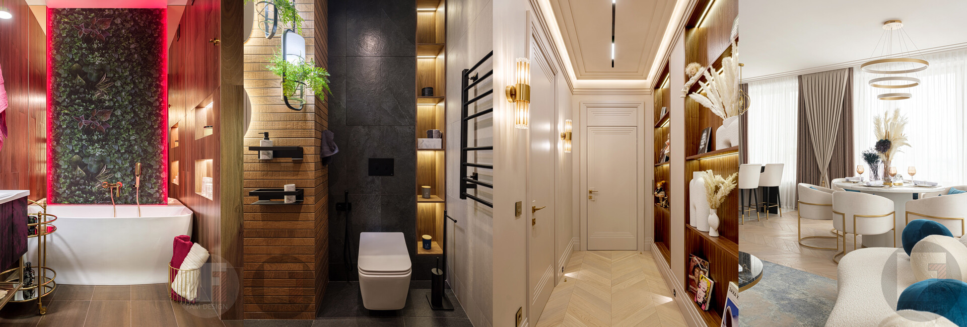 Классика, но с современными акцентами: проект FAM Design на 165 м2 для ...