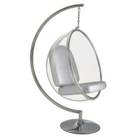 Кресло-шар Eero Aarnio Ball Chair: подвесное, напольное, прозрачное